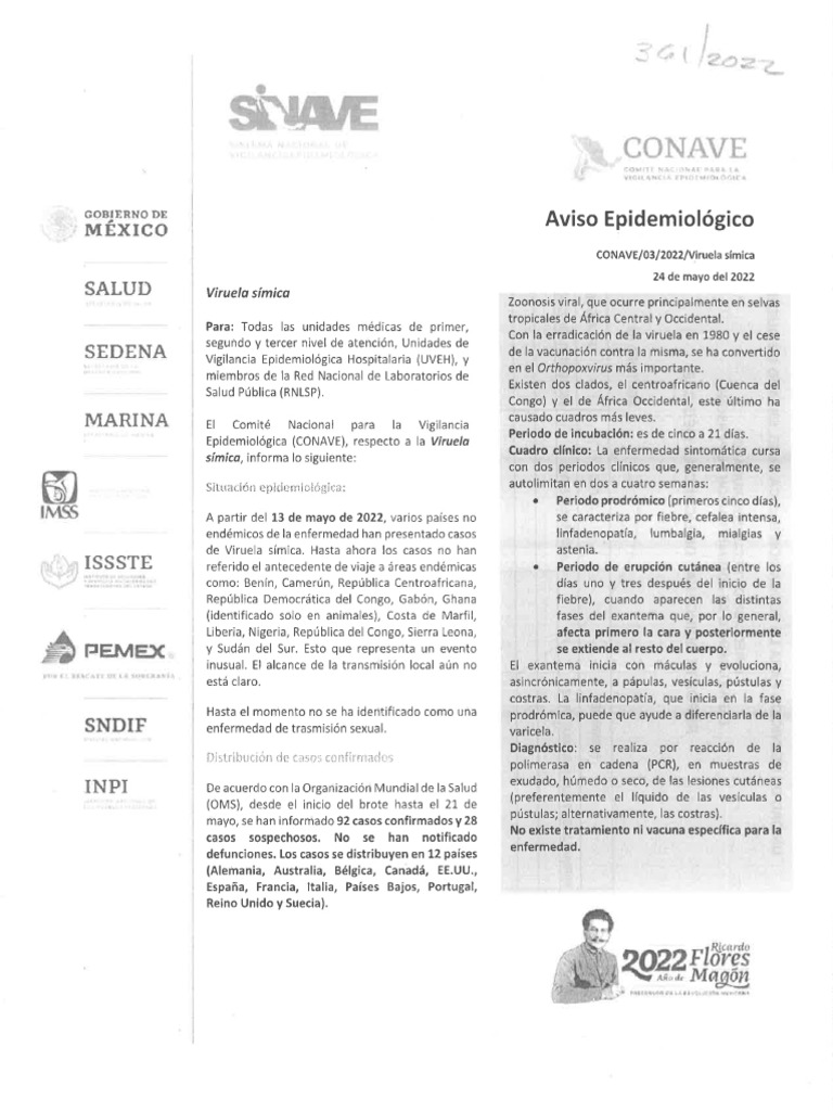 Información - Viruela Símica | PDF
