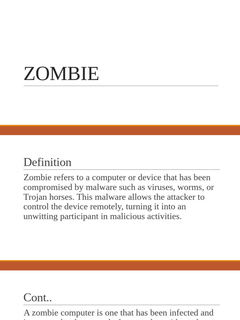 ZOMBIE | PDF