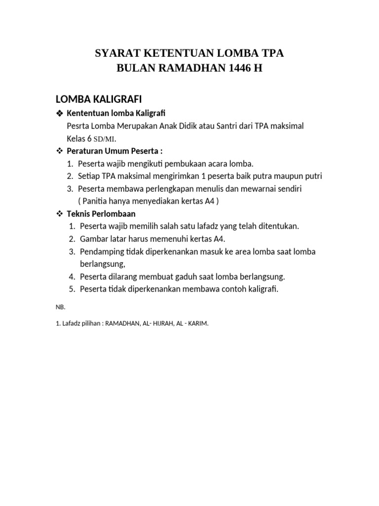 5. Cara Penilaian Lomba Mading | PDF