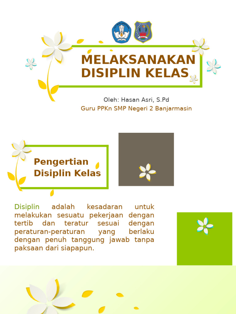 Melaksanakan Disiplin Kelas | PDF
