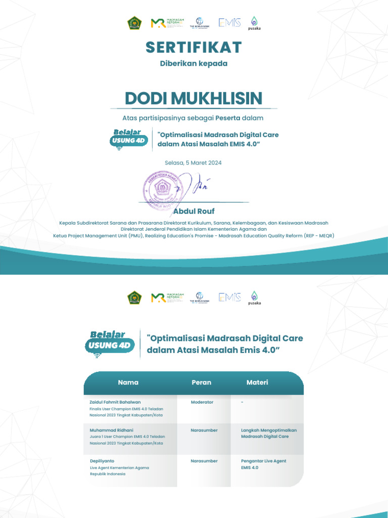 Dodi Mukhlisin | PDF