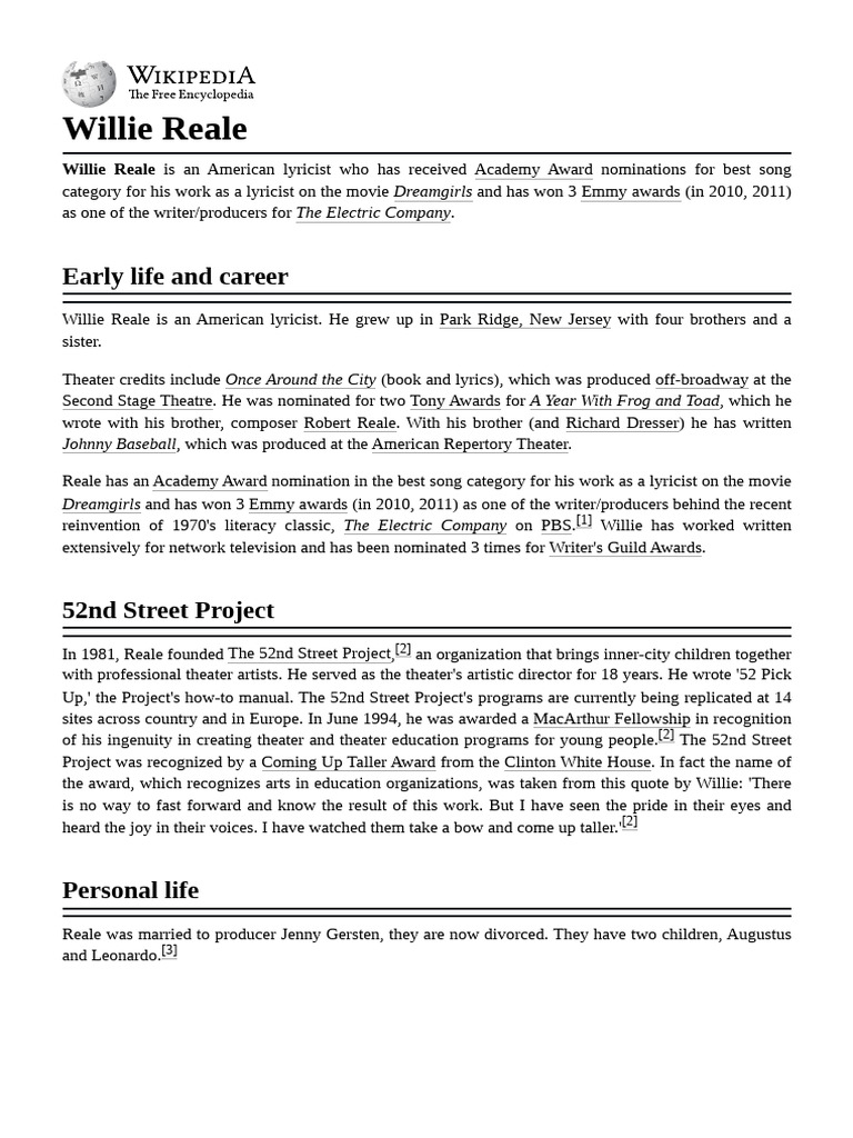 Willie_Reale | PDF
