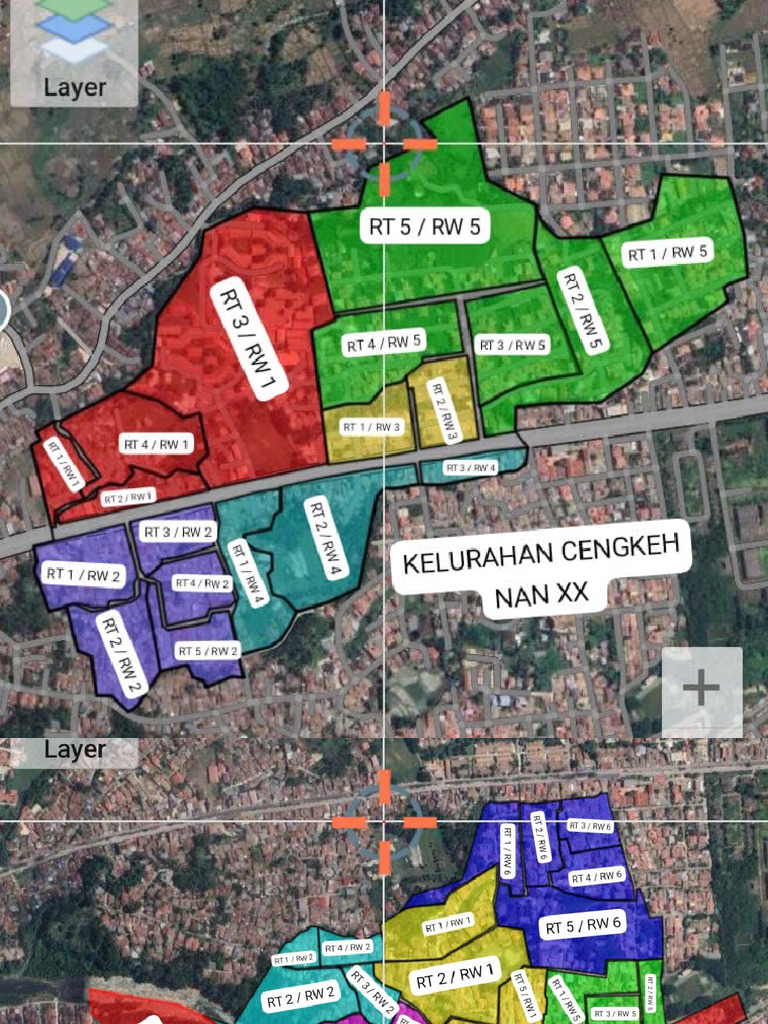 Kelurahan Yang Sudah Selesai Peta Batas Wilayah RT Dan RW | PDF