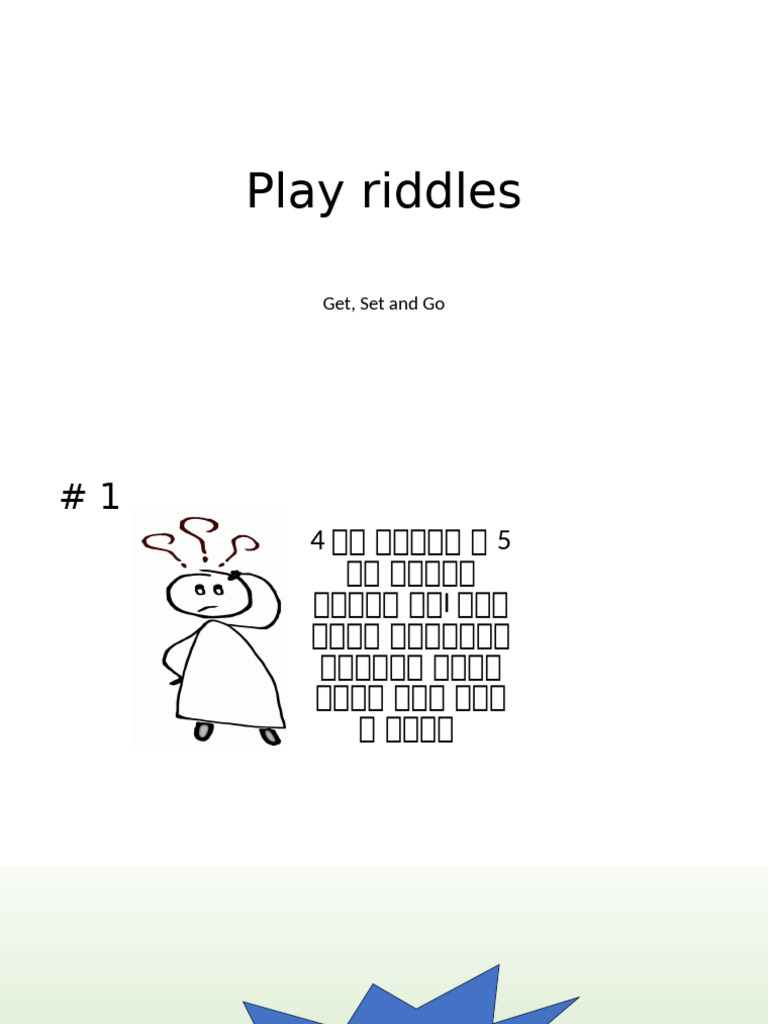 Riddle | PDF