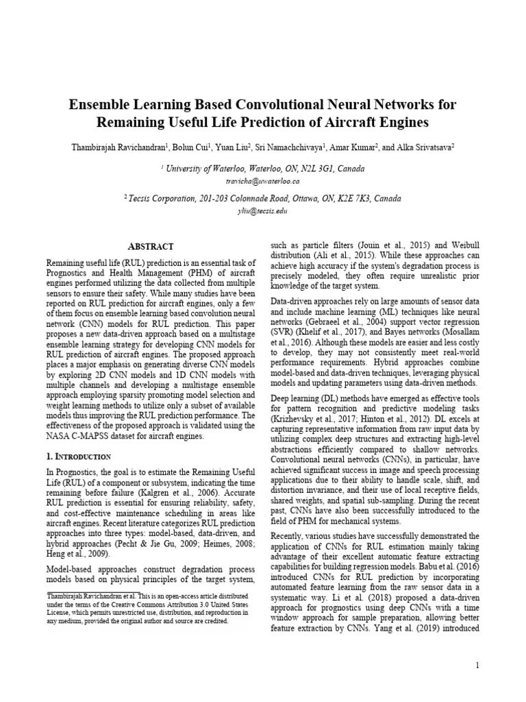 Ensemble Learning Based Convolutional Neural Netwo | PDF | Artificial Neural Network | Cross ...