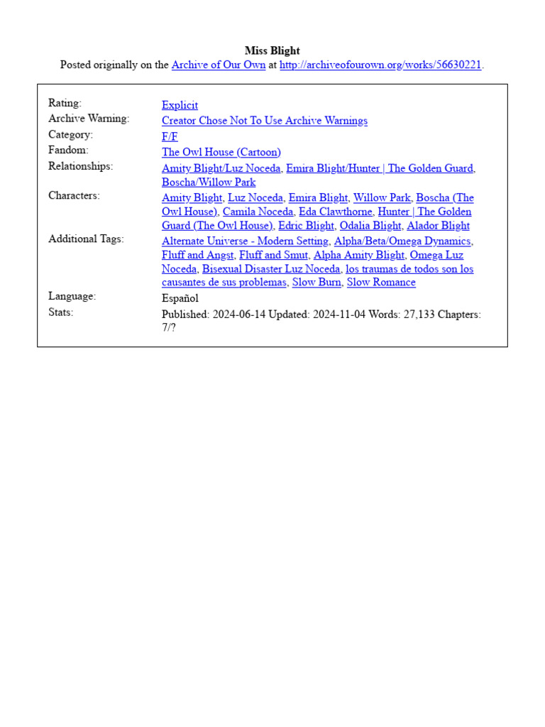 Miss Blight | PDF | Verdad