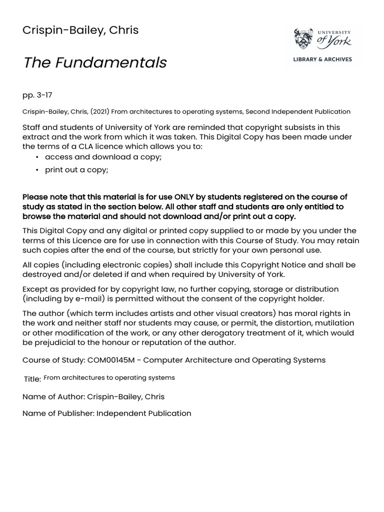 From Architectures To Operating Systems Chapter 2 | PDF | Logic Gate | Byte