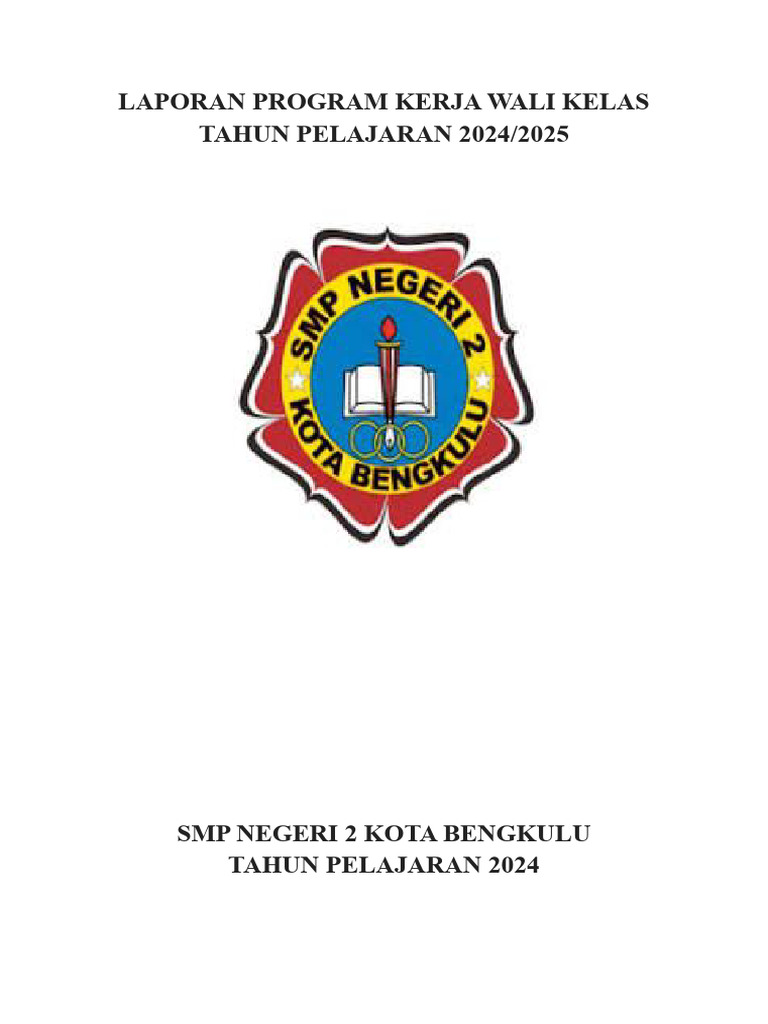 LAPORAN PROGRAM KERJA WALI KELAS | PDF