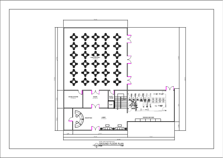 Ground Floor Plan: Function Hall | PDF