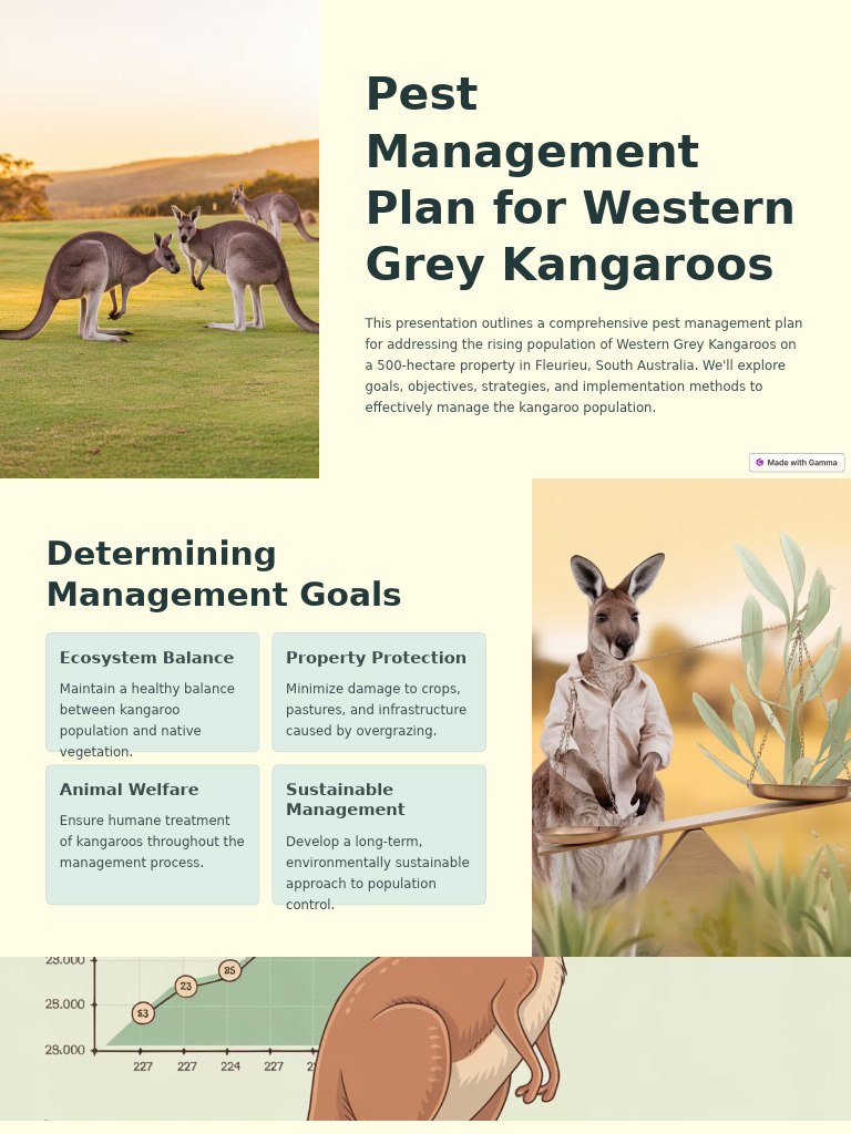 2 Pest Management Plan For Western Grey Kangaroos | PDF | Infrastructure | Pest Control