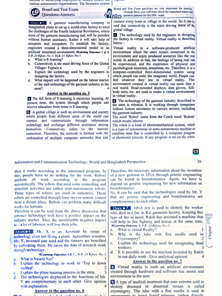 Chapter 01 Important Board CQ | PDF