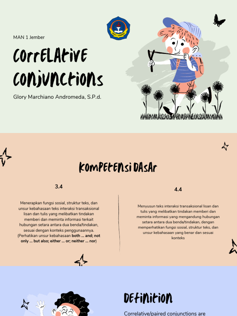 Correlative Conjunctions | PDF | Syntactic Relationships | English Grammar