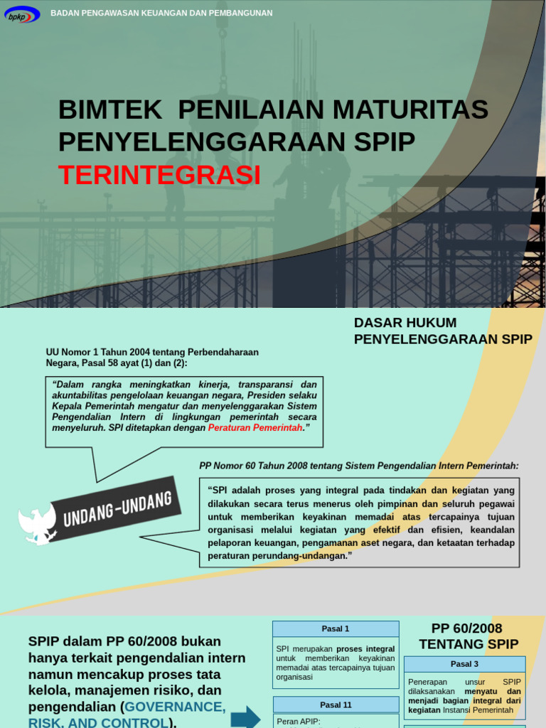 1 - Overview Penilaian SPIP Terintegrasi | PDF