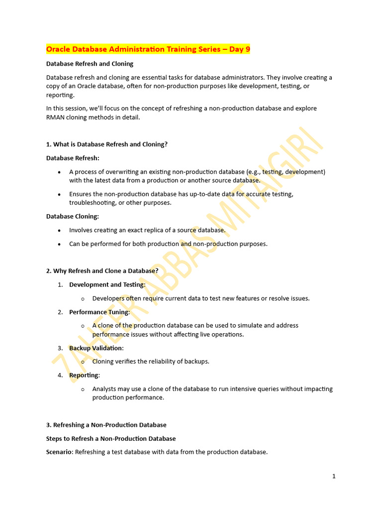 Oracle - Day9 | PDF | Databases | Backup
