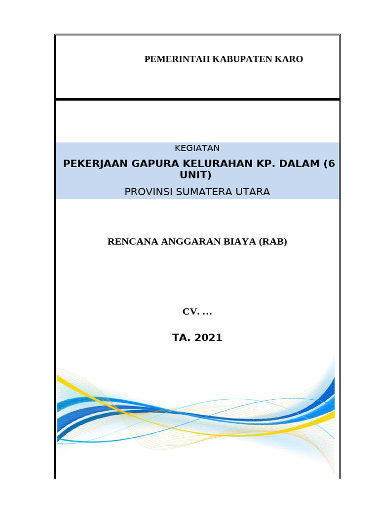 RAB Gapura 2022-04-17 | PDF