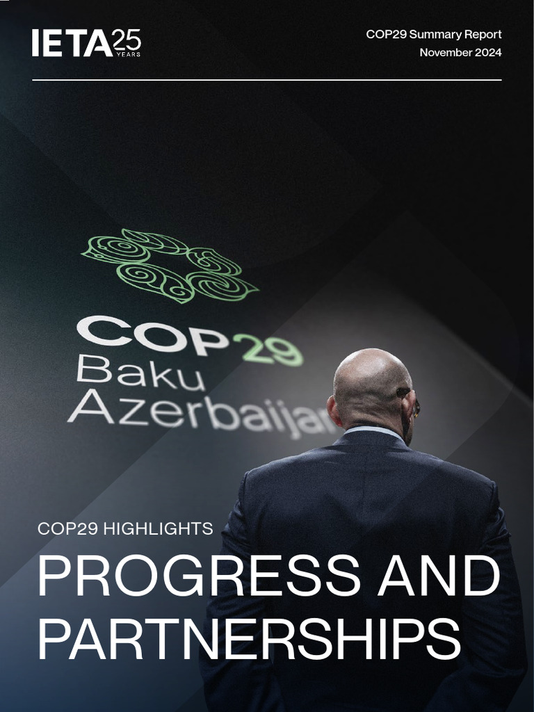 IETA_Reports_COP29-Report-FINAL | PDF | United Nations Framework Convention On Climate Change