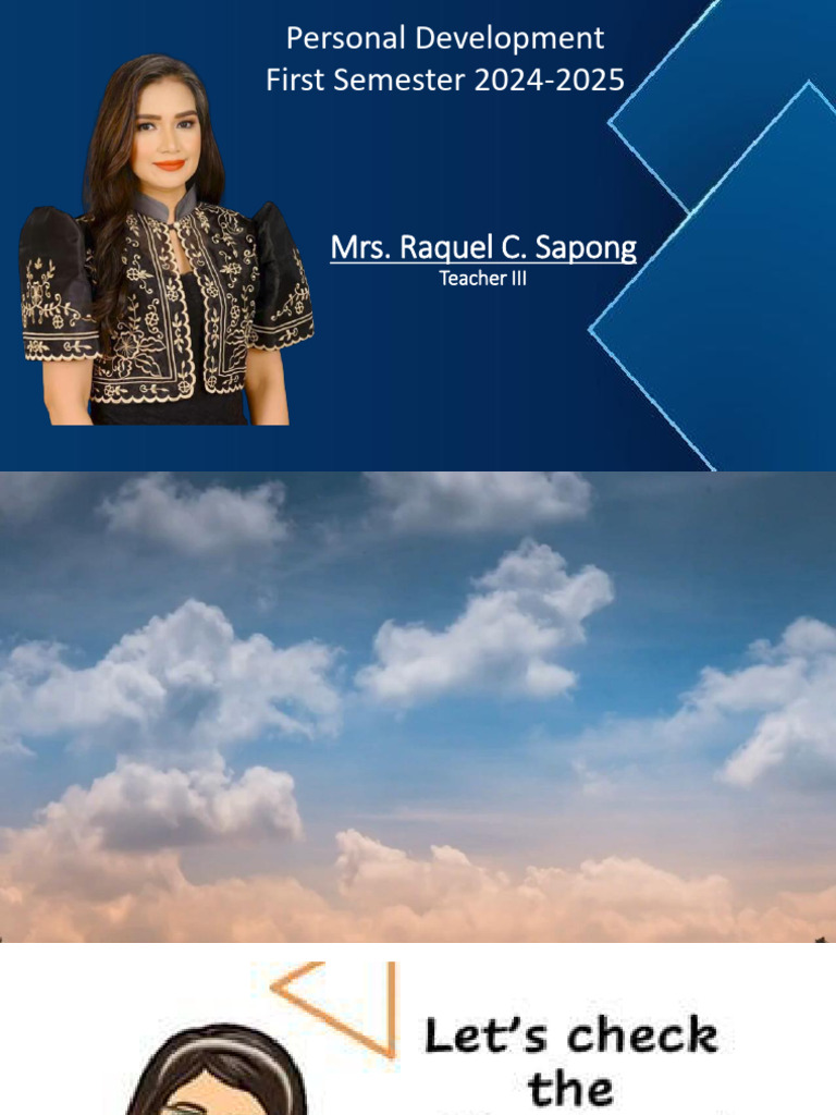 Perdev Orientation Week 1 For Learners | PDF | Adolescence | Personal ...