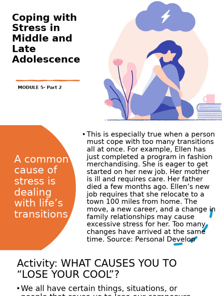 MODULE 5 Perdev Coping With Stress Part 2 | PDF | Stress (Biology ...