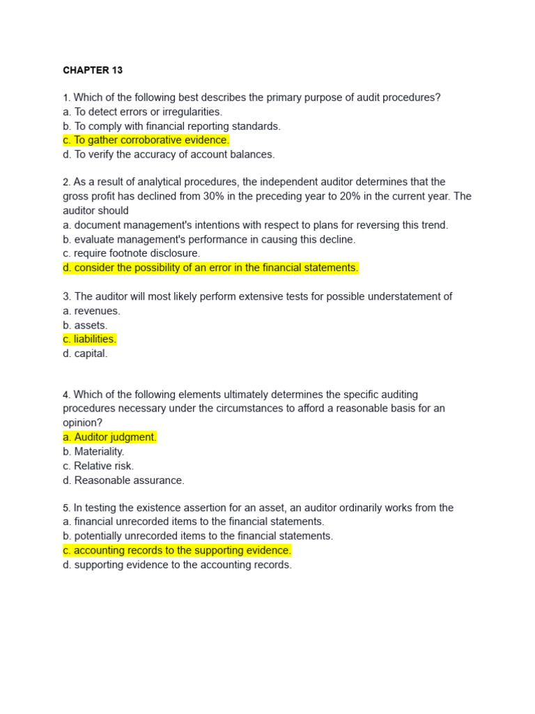 AUDIT-ALL | PDF | Audit | Internal Control