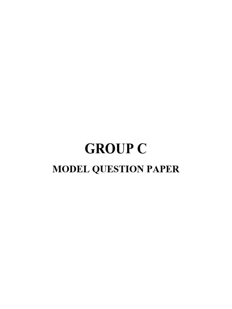 S1-Group C - Model QP - B. Tech - 2024 Scheme | PDF | Linear Algebra | Mathematical Physics