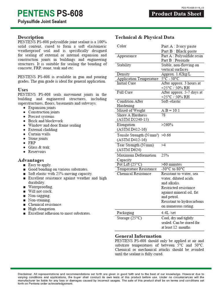 PS-608 | PDF | Adhesive | Building Materials
