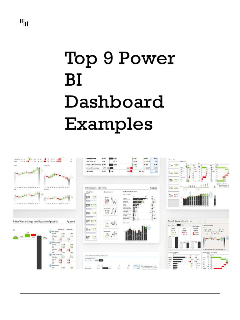 Top 9 Power BI Dashboard Examples | PDF | Income Statement ...