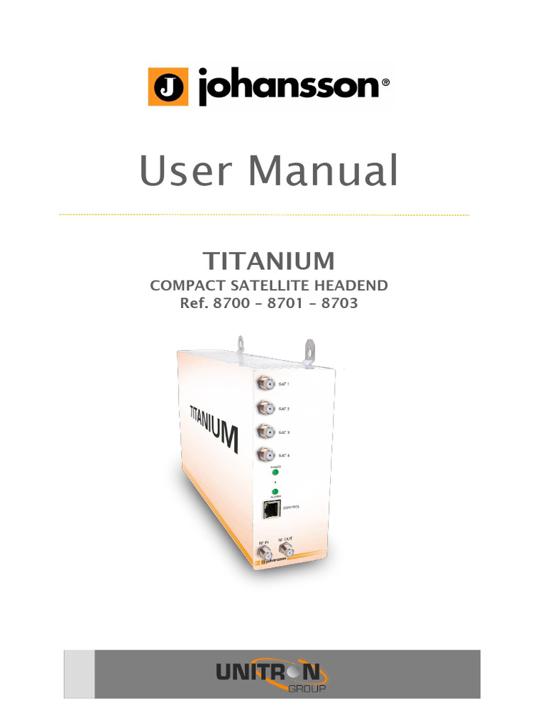 8700-8701 Titanium Manual English | PDF | Ip Address | Computer Network