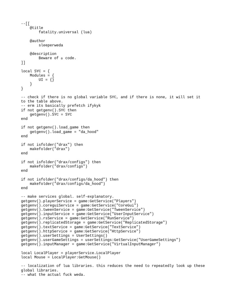 Drax Fatality Source Script 2 Pdf Computer Programming Computing 8122
