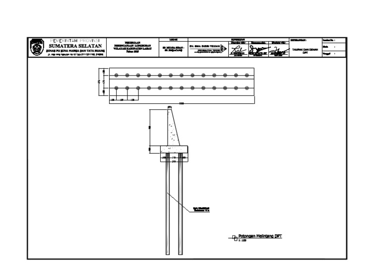 DESAIN PENANGANAN LONGSORAN.muara siban.19300 | PDF