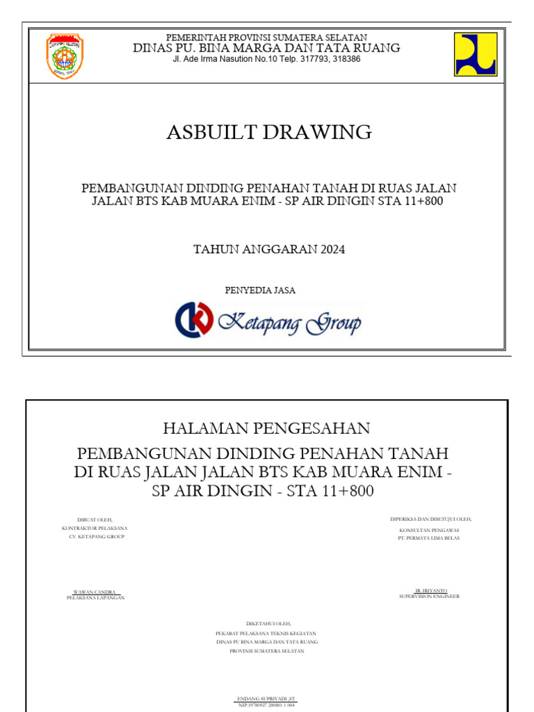 Asbuilt Drawing Air Dingin | PDF