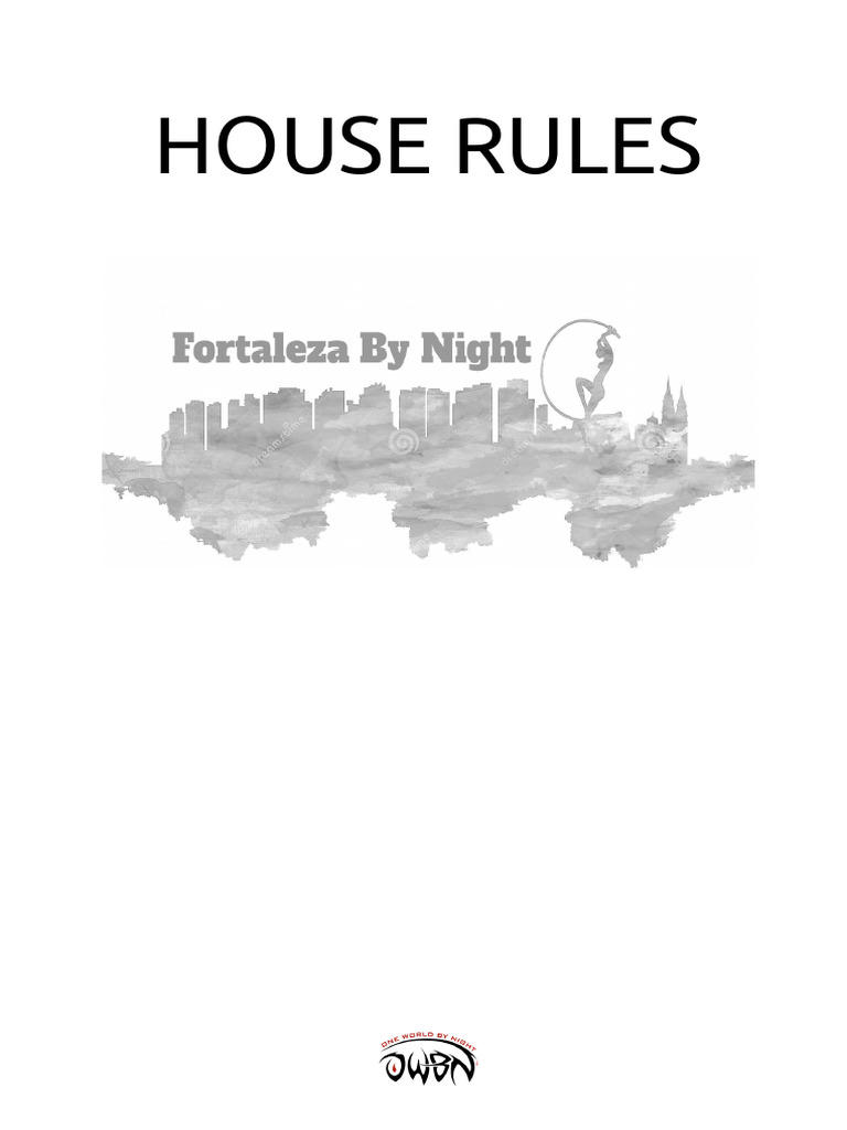 Fortaleza_-_House_Rules | PDF | Vampiros | Necromancia