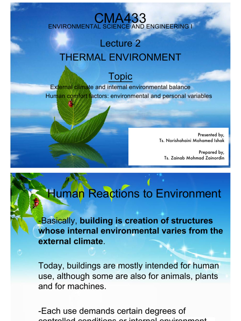 Lecture week 2 | PDF | Heat Transfer | Humidity Lecture week 2 | PDF | Heat Transfer | Humidity