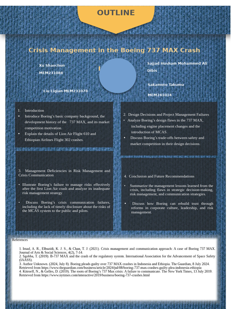 Boeing 737 MAX Crisis Analysis | PDF | Aviation | Aviation Accidents ...