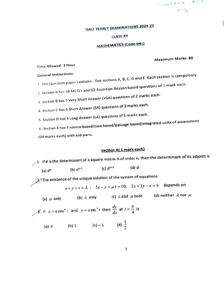 class xii | PDF | Physics | Mathematics