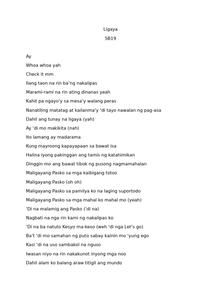 Ligaya | PDF