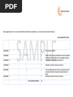 DofE Student Activity Evidence Log All Sections | PDF