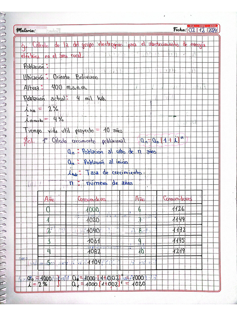 Grupo Electrógeno - Ejemplo | PDF