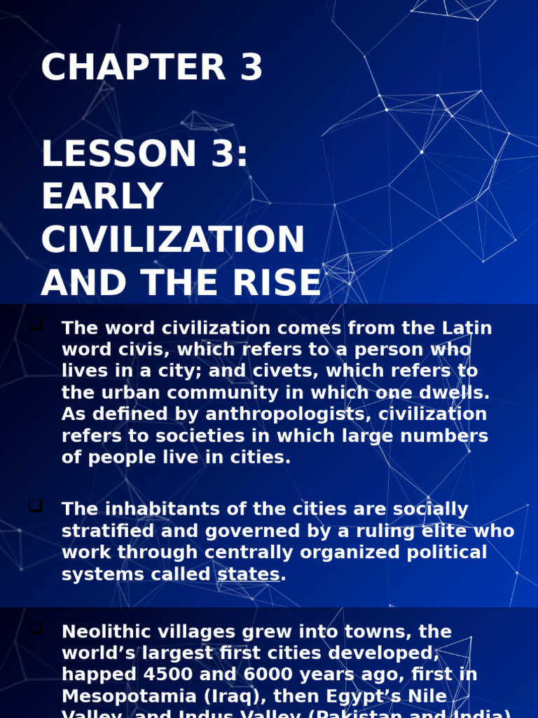 UCSP Chapter 3 Lesson 3 | PDF | Civilization | Agriculture