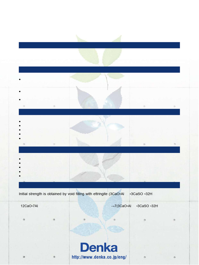 DENKA-BEFORM_TDS | PDF | Cement | Concrete