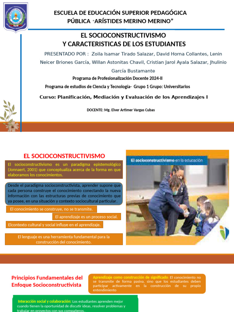 Socio Constructivism o | PDF | Conocimiento | Aprendizaje