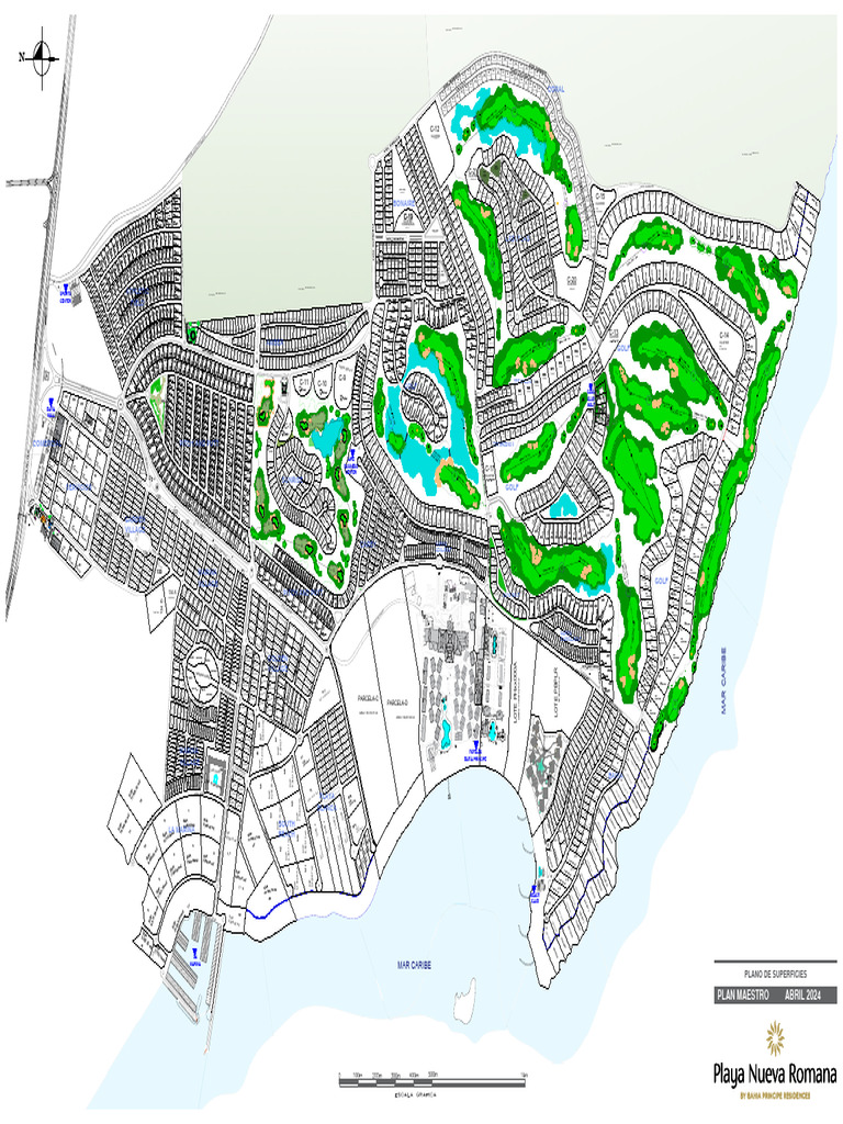 Master Plan - Plano Superficies - Abril 2024 | PDF