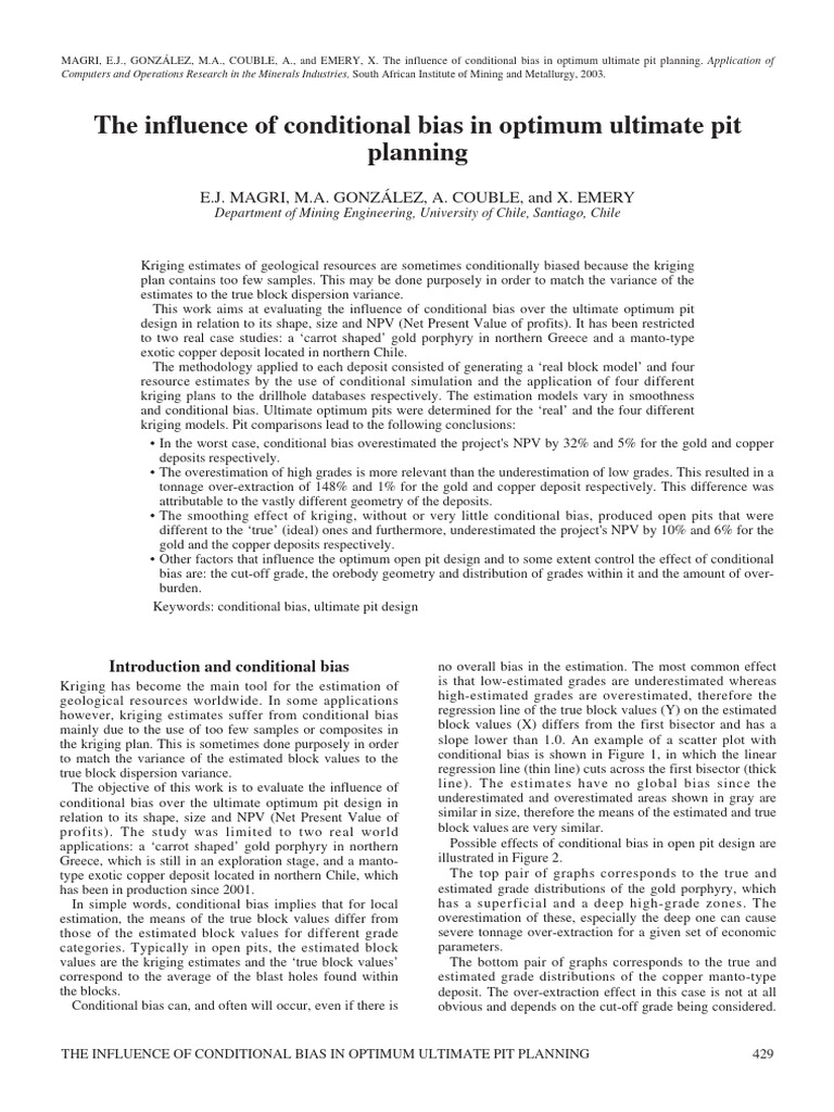 ConditionalBias-PitDesigni | PDF | Linear Regression | Regression Analysis