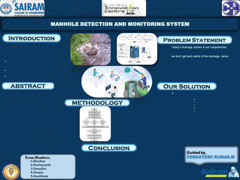 Manhole Detection and Monitoring System (Poster) | PDF | Sensor