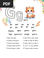 Ficha Letra G (Ga-Go-Gu) | PDF
