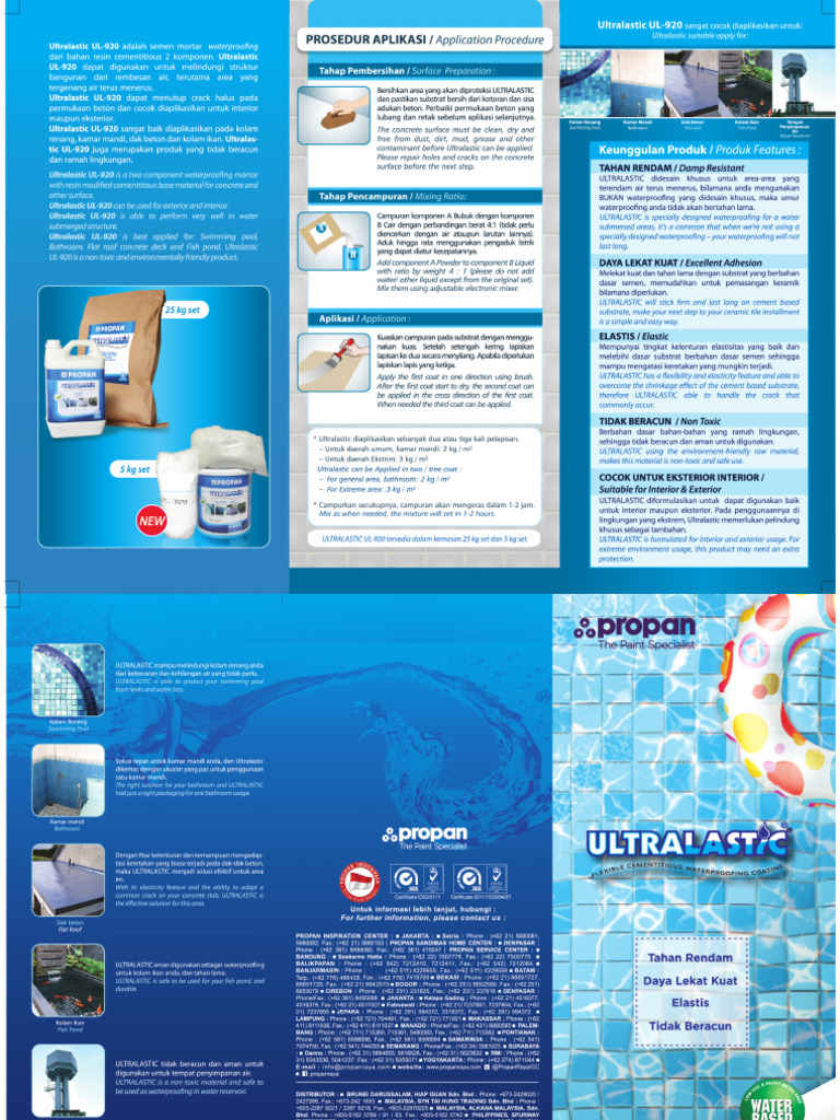 Brosur Ultralastic Dalam | PDF