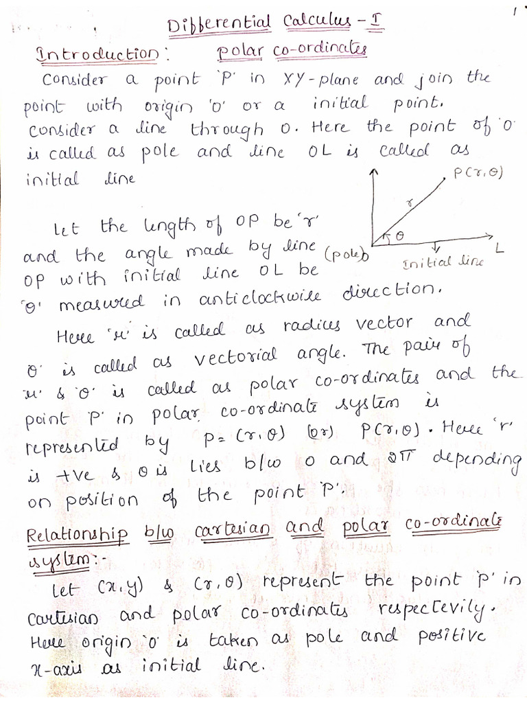 Polar Coordinates | PDF