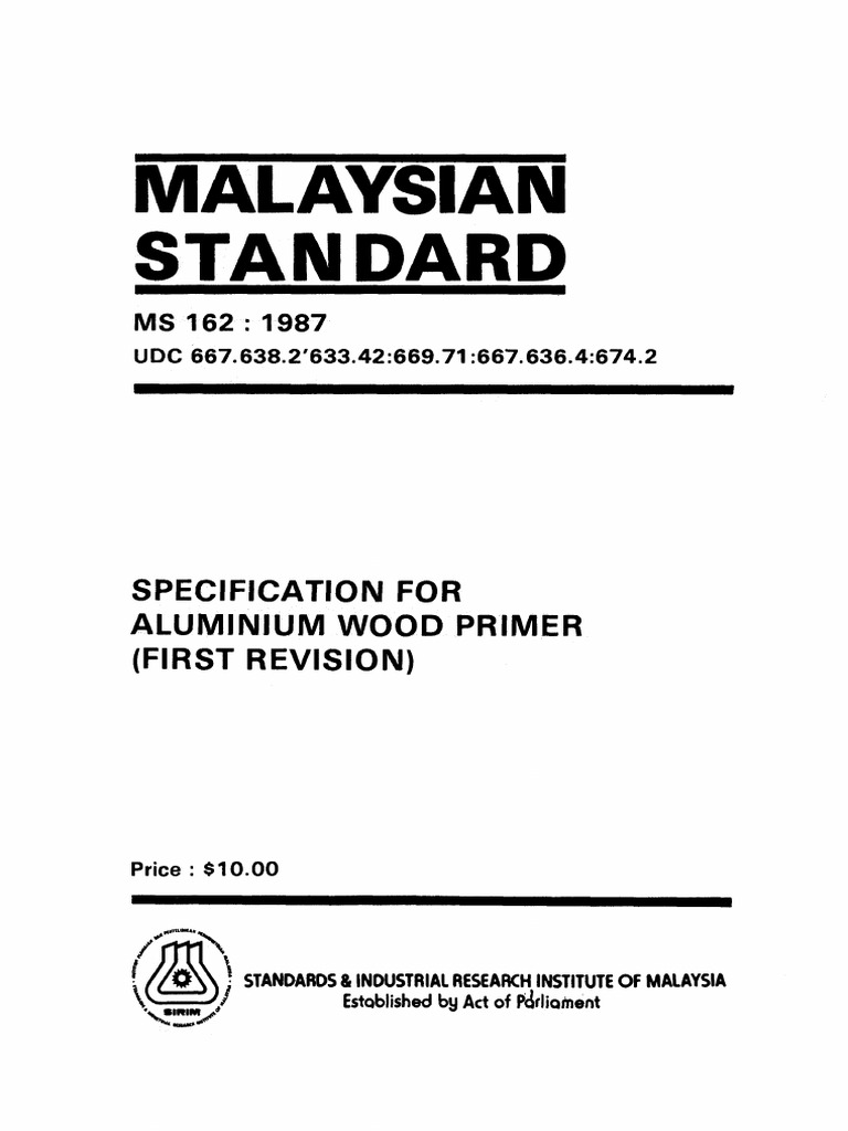 MS 162 1987 | PDF