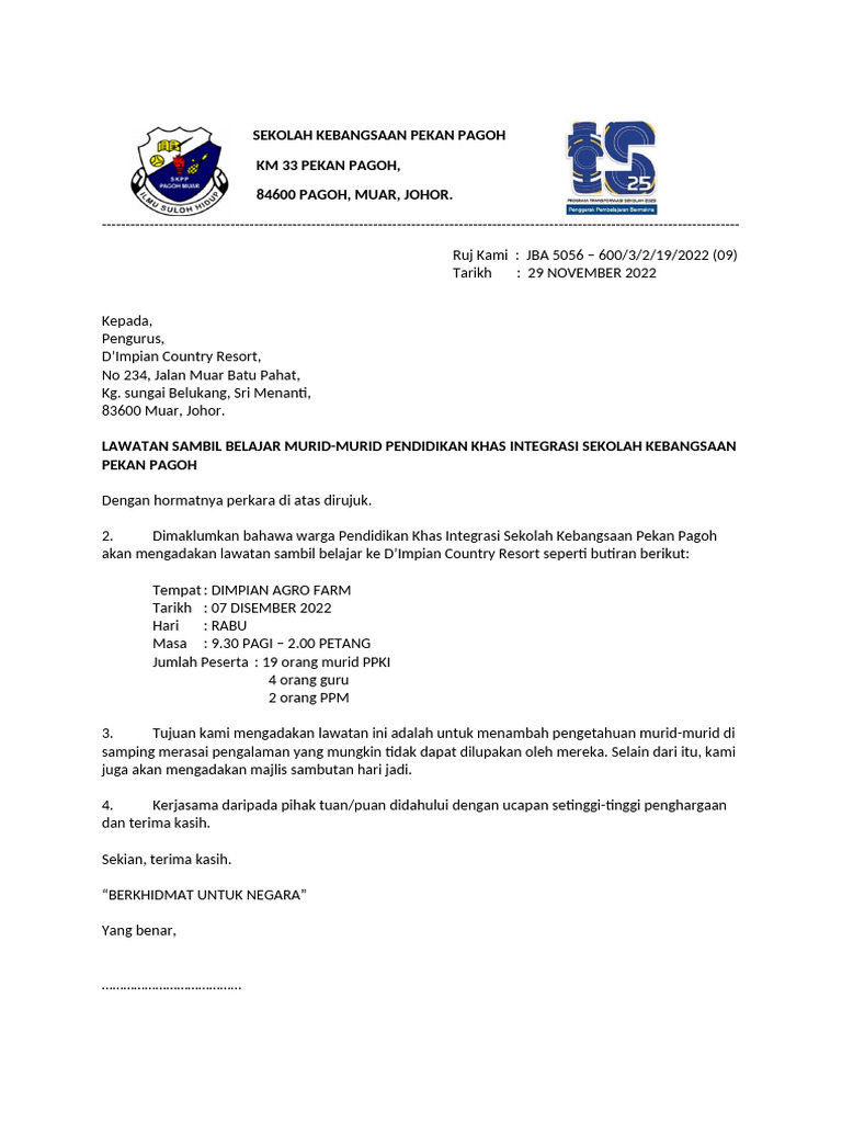Surat Agro Farm Muar | PDF