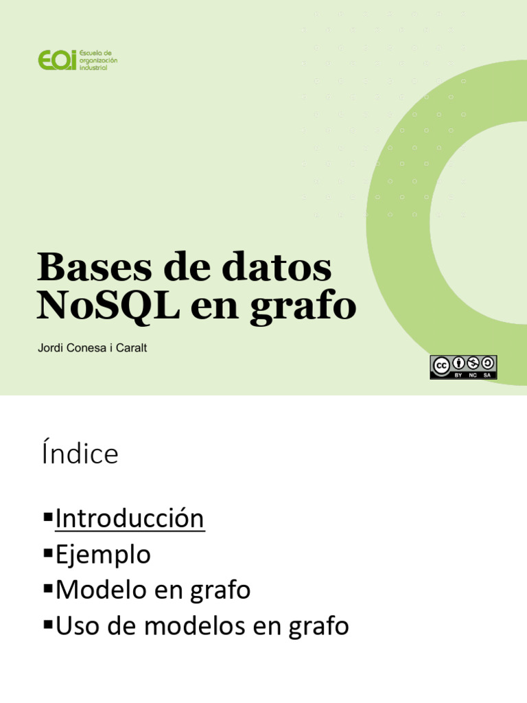 4 - Modelos en Grafo | PDF | Bases de datos | Vértice (teoría de grafos)