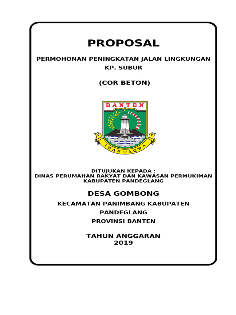Proposal Prov | PDF